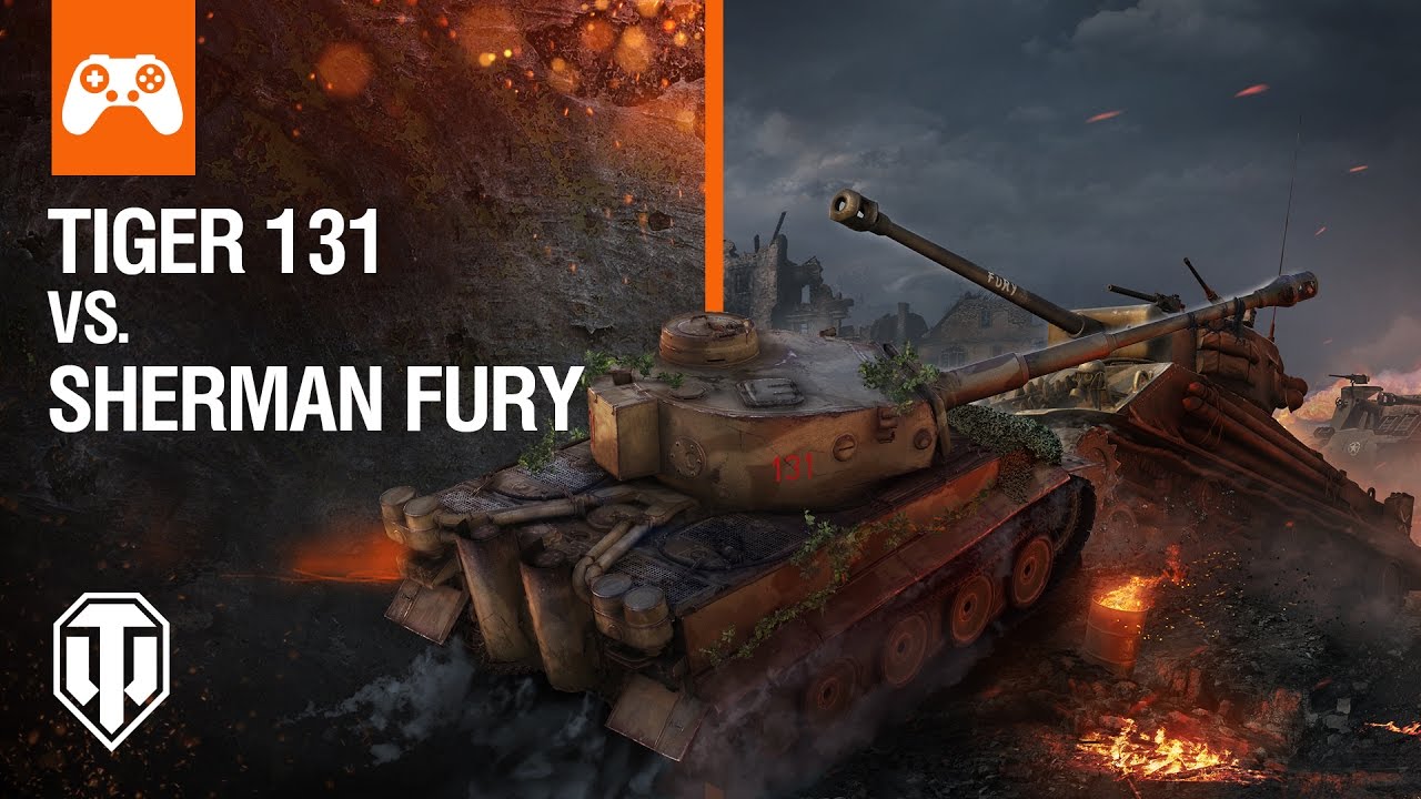 Tiger 131 vs Sherman Fury - trailer - rykoszet.info