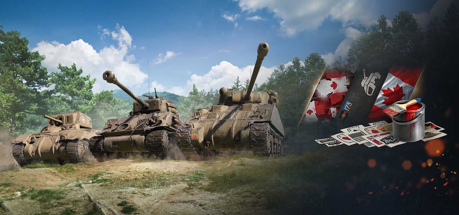 Sklep premium: 🇺🇸 Ram II, 🇺🇸 M4A3E8 Fury, 🇬🇧 Sherman VC Firefly ...
